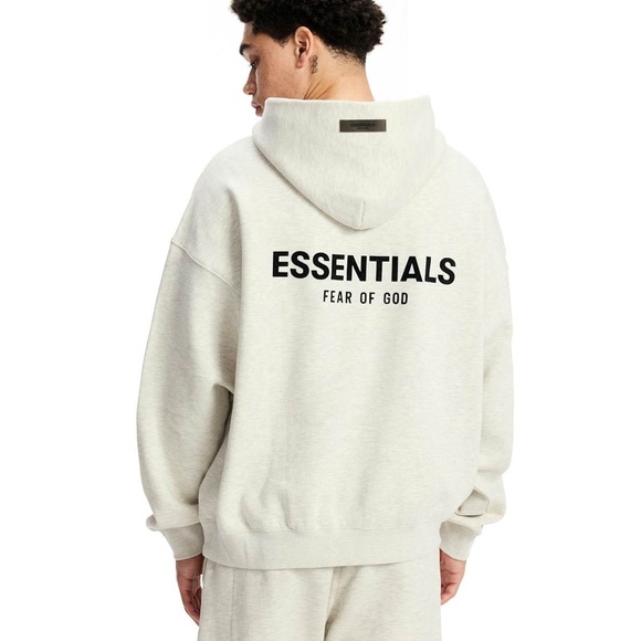Fear of God | Shirts | Fear Of God Essentials Cream Hoodie | Poshmark